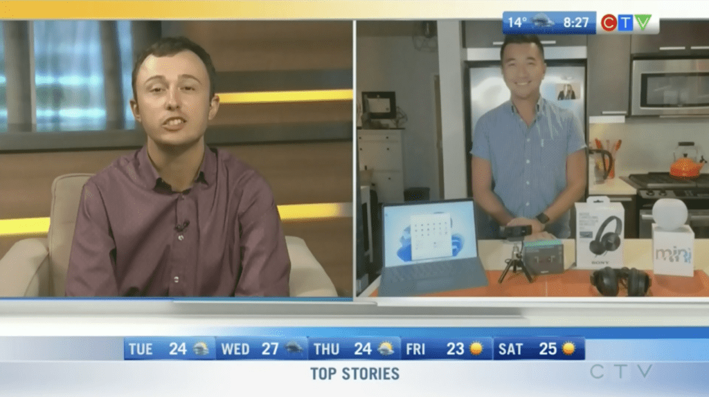 Back to school tech - CTV Morning Live Winnipeg - Winston Sih Media