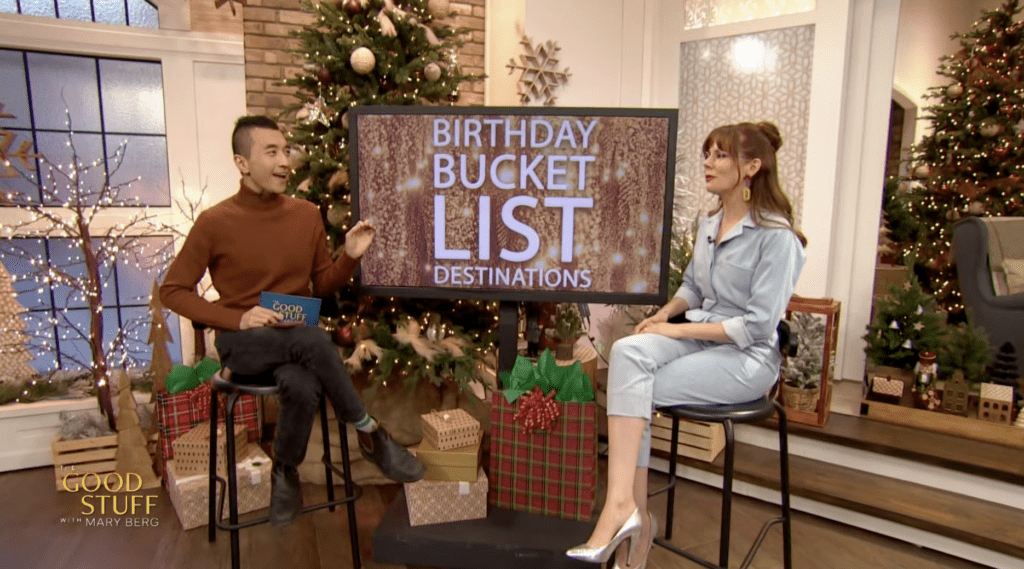 Unforgettable Birthday Trip Ideas - The Good Stuff on CTV - Winston Sih ...